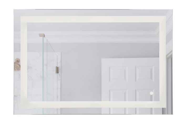 48" x 32" LED Mirror, Defogger and Dimmer, 3000K – vertexfurniturellc